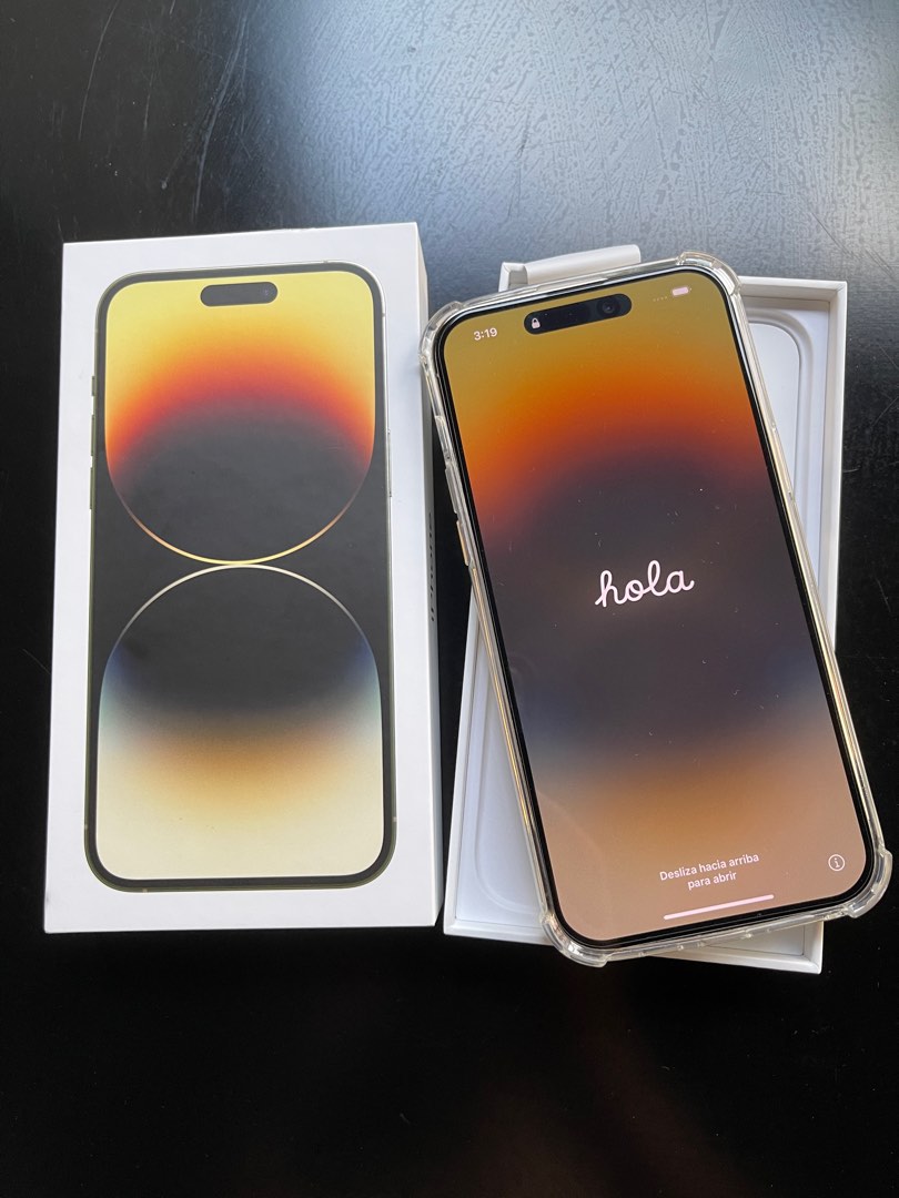 Brand New IPhone Pro Max 256GB (Gold) with protector screen and case ...