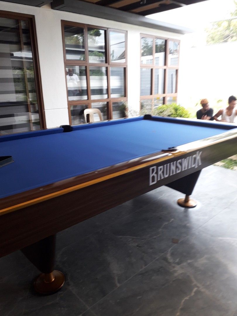 BRUNSWICK GRANITE SLATE STANDARD BILLIARD TABLE, Sports Equipment ...