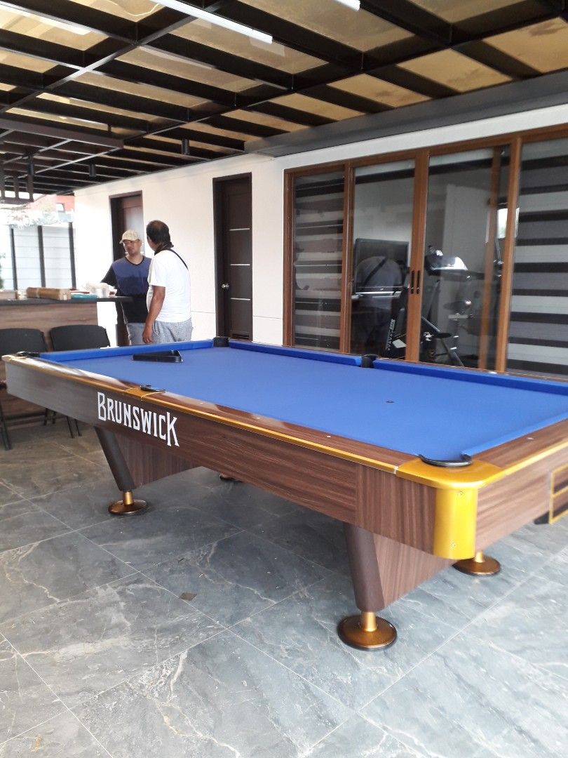 BRUNSWICK GRANITE SLATE STANDARD BILLIARD TABLE, Sports Equipment ...