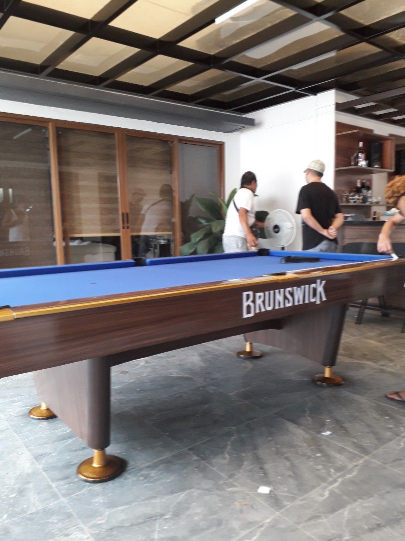BRUNSWICK GRANITE SLATE STANDARD BILLIARD TABLE, Sports Equipment ...