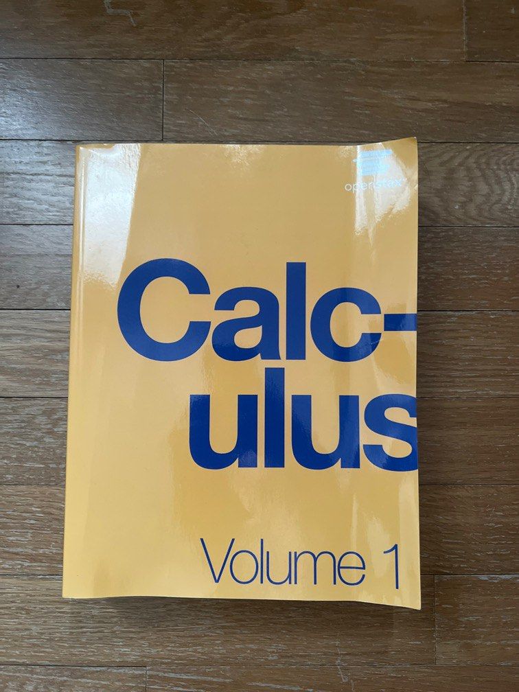 Calculus Volume 1 by OpenStax, Hobbies & Toys, Books & Magazines, Textbooks on Carousell