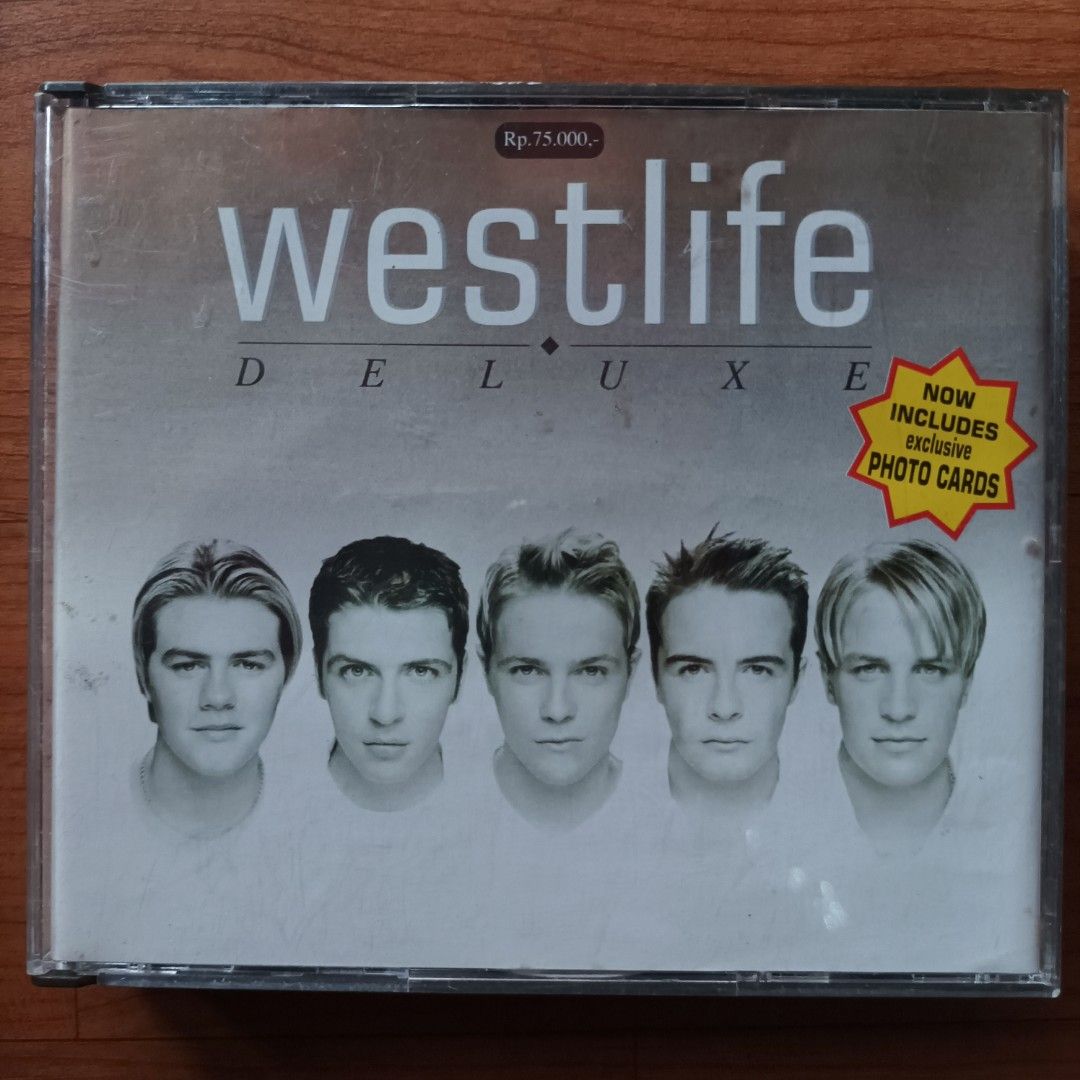 CD Westlife Self-titled Deluxe Edition Fat Box Case BMG Indonesia Bonus ...
