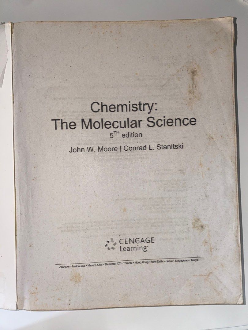 Cengage Learning Chemistry The Molecular Science, Hobbies & Toys, Books ...