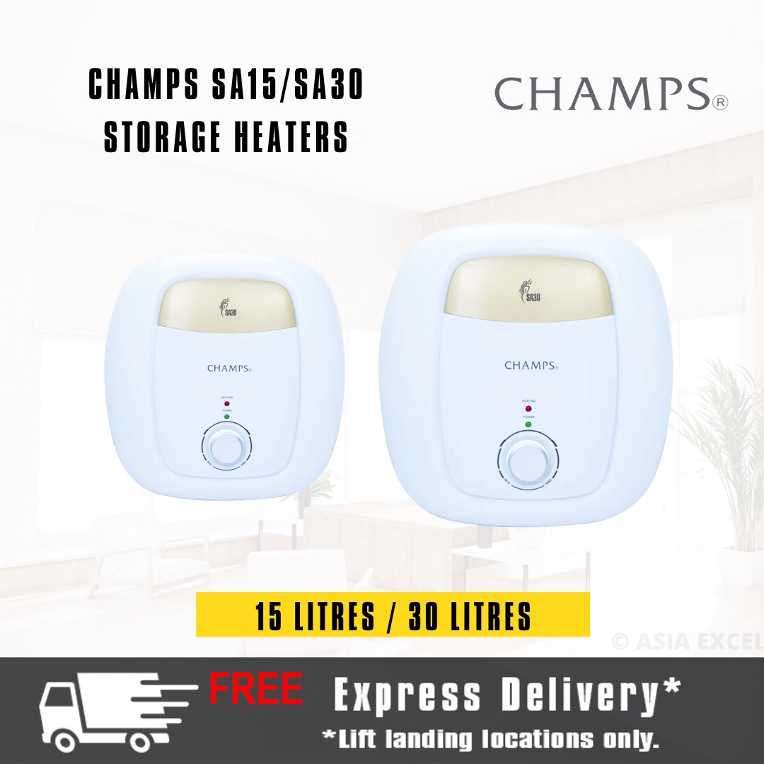 CHAMPS 15L/30L STORAGE HEATERS - MULTIPLE MODEL [SA15/SA30], TV & Home ...