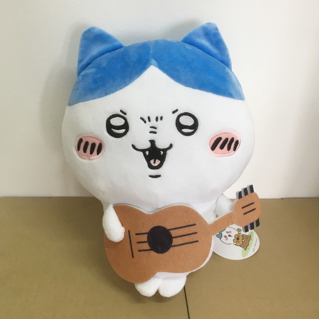Chiikawa Committee - Hachiware Playing with Guitar Big Plush Toy by ...