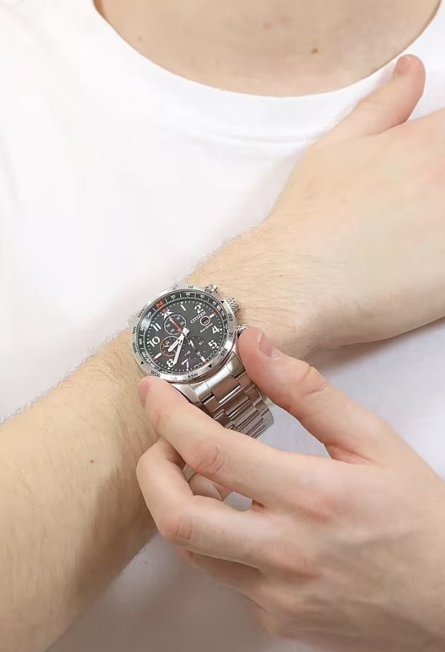 Citizen Eco-Drive CA0790-83E Black Dial Stainless Steel Analog Date ...