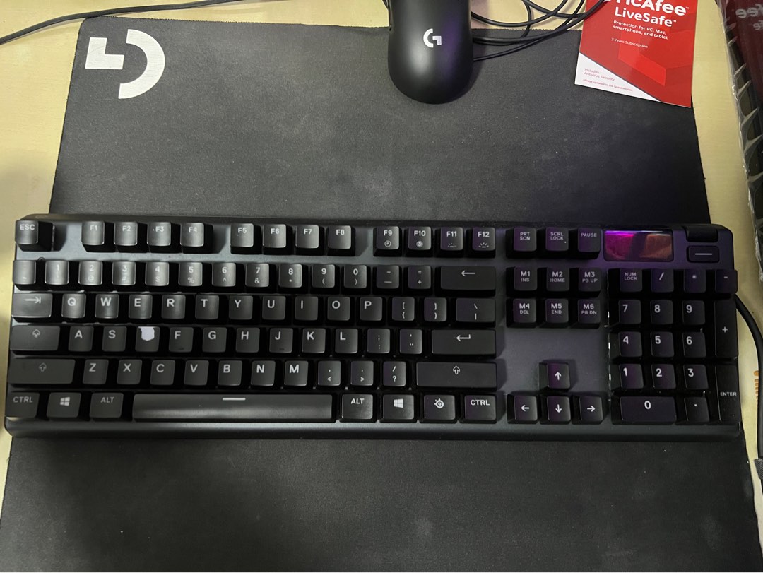 Cleaned Apex 5 Steel Series Keybaord Computers And Tech Parts And Accessories Computer Keyboard