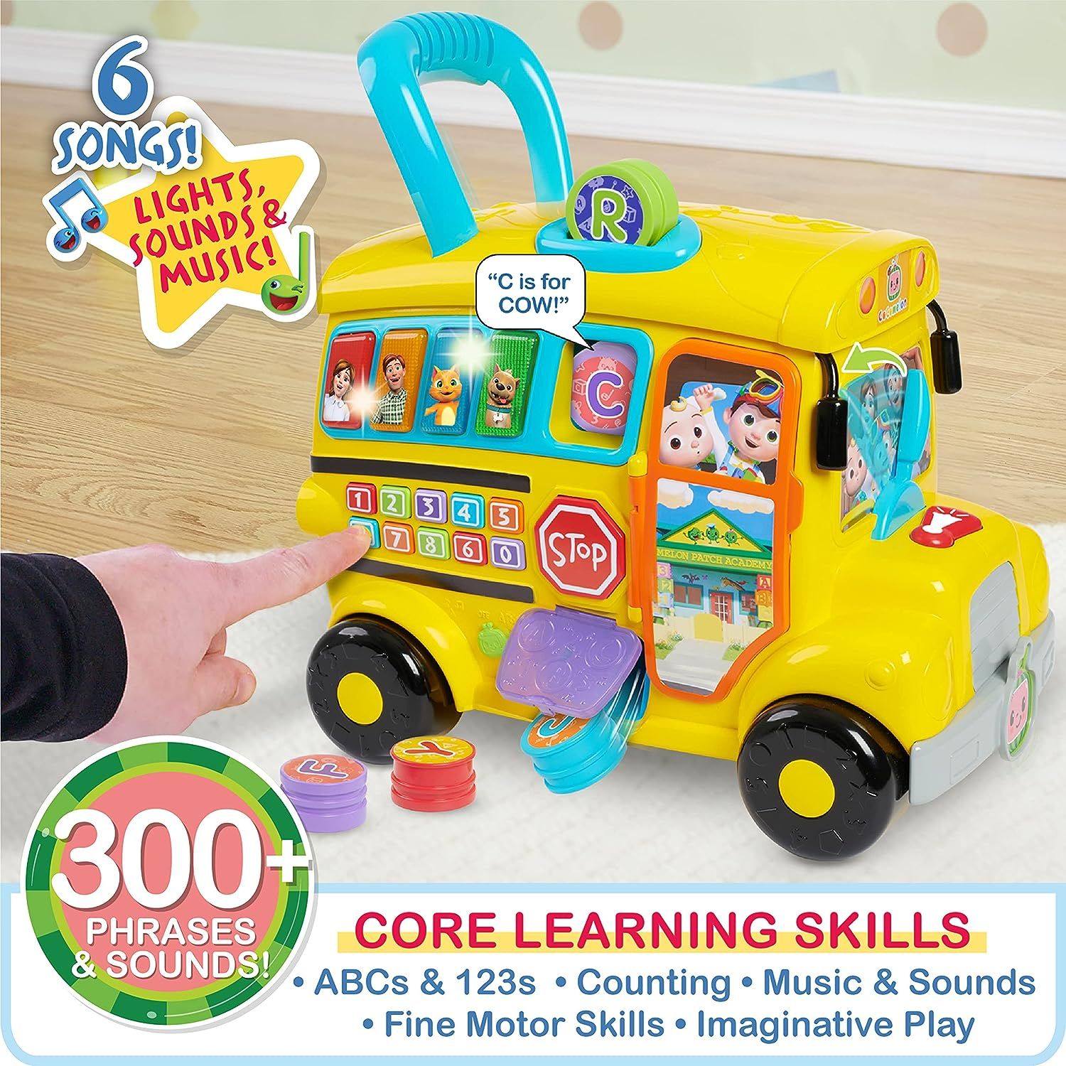 CoComelon Ultimate Learning Bus, Preschool Learning and Education Toys For Kids 18 Months Up ...