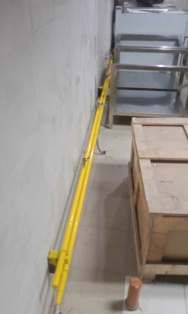 Commercial Kitchen Gas Line Installation Complete Bfp Approved ...