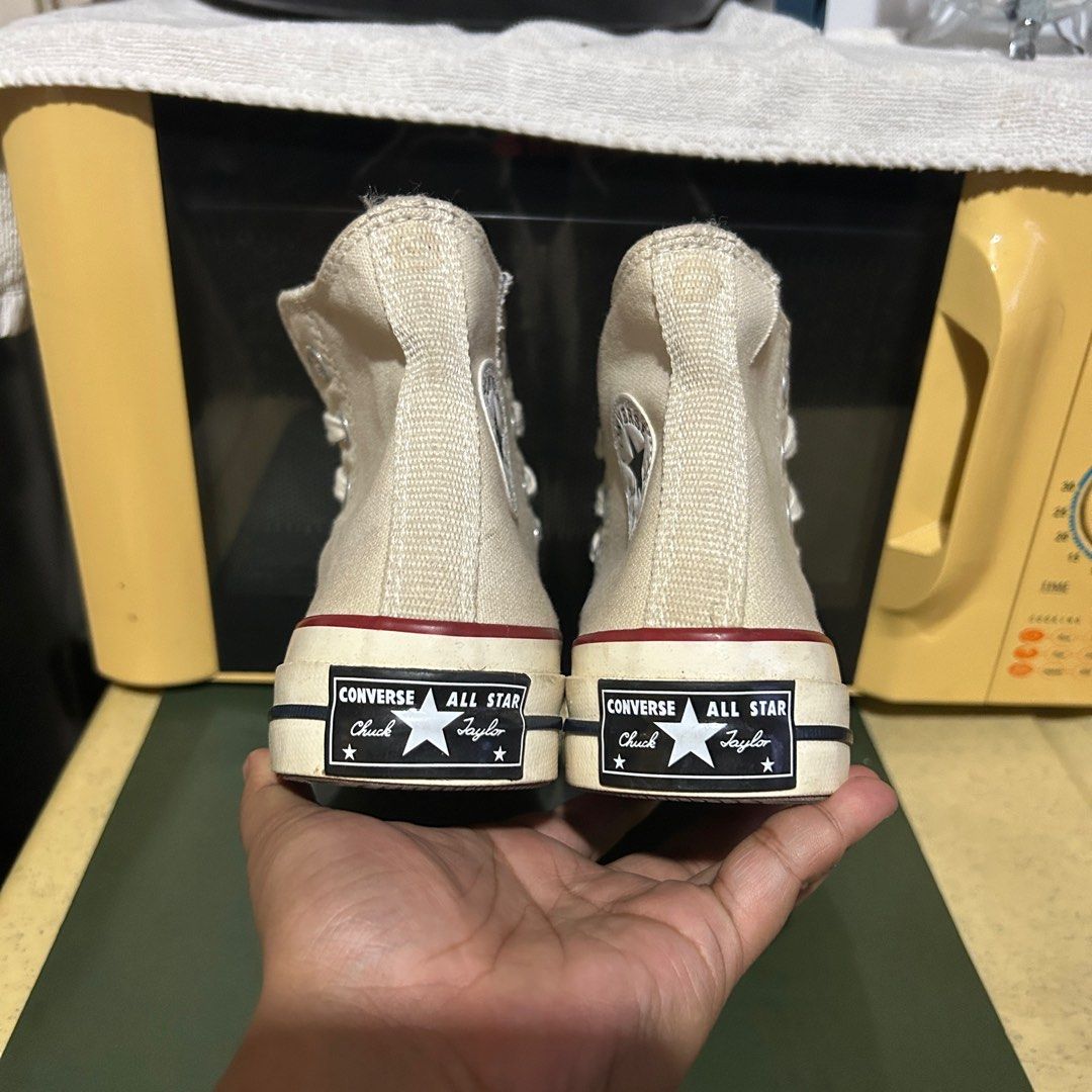 CONVERSE CHUCK 70 HIGH PARCHMENT, Women's Fashion, Footwear, Sneakers ...