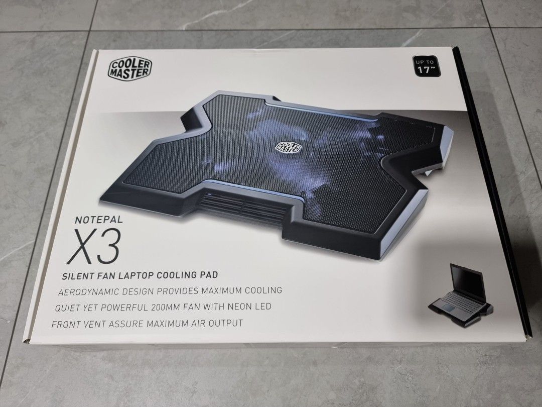 Cooler Master Notepal X3 Notebook Cooler, Computers & Tech, Parts & Accessories, Computer Parts ...