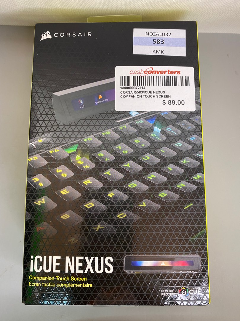 Corsair Icue Nexus Touch Screen Companion, Computers & Tech, Parts ...