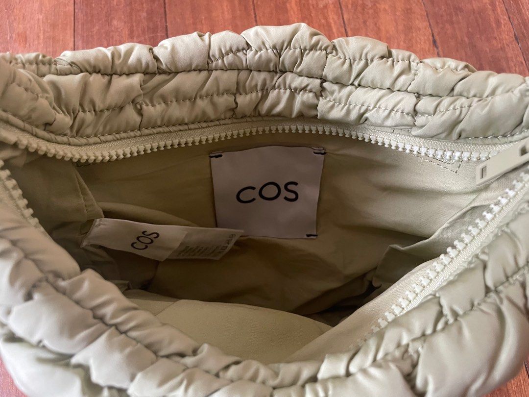 COS Quilted Mini Bag - Light Green (Original), Women's Fashion, Bags ...