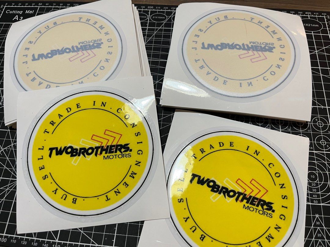 Custom Static Cling Decal for Car Club Business Social Media Events ...