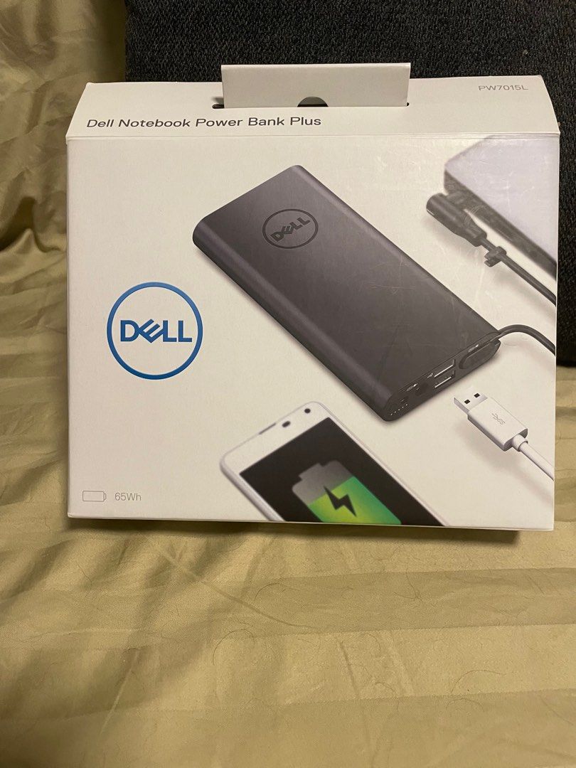 Dell Notebook Power Bank Plus PW7015L, 電腦＆科技, 電腦周邊及配件, 電腦充電器 - Carousell