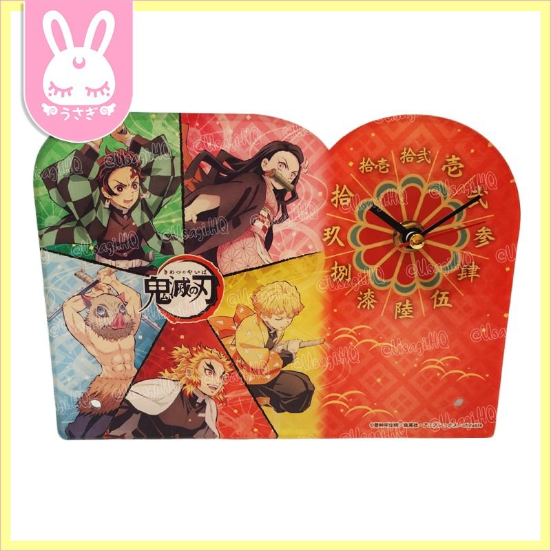 Demon Slayer: Kimetsu no Yaiba Acrylic Clock | Tanjiro, Nezuko, Inosuke ...