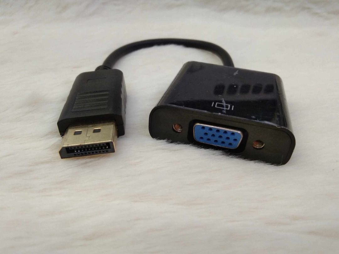 DISPLAY PORT TO VGA ADAPTER, Computers & Tech, Parts & Accessories ...