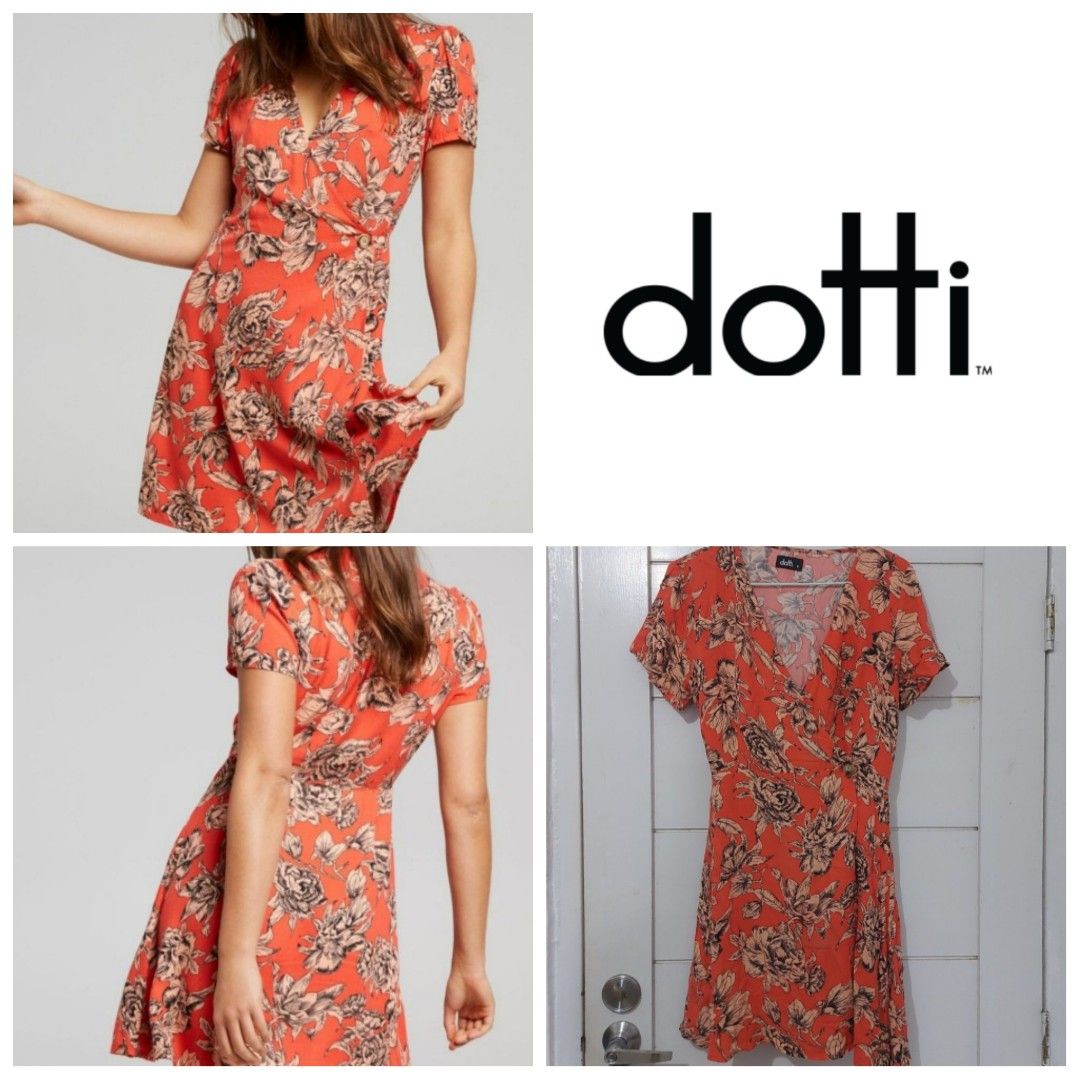 Dotti Floral Wrap Dress, Women's Fashion, Dresses & Sets, Dresses on ...