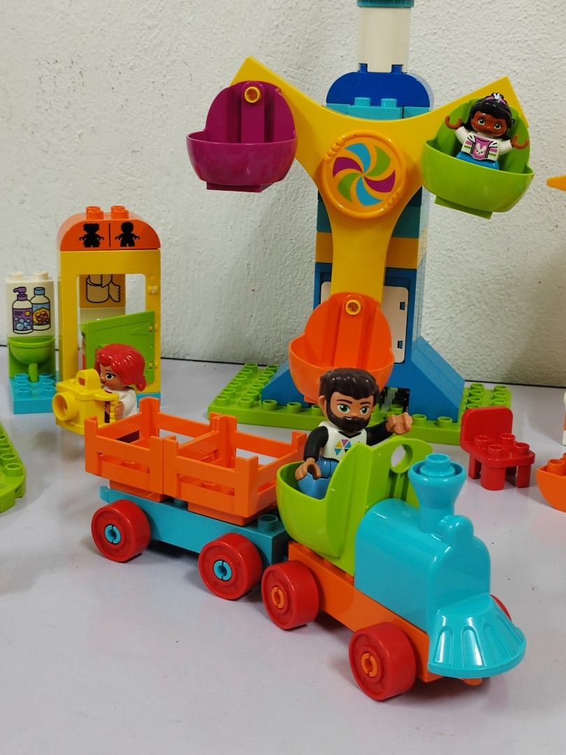 Duplo lego 10840 Town Big Fun Fair complete set, Hobbies & Toys, Toys ...