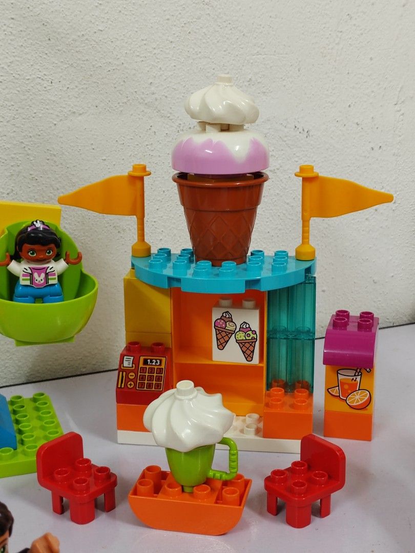 Duplo lego 10840 Town Big Fun Fair complete set, Hobbies & Toys, Toys ...