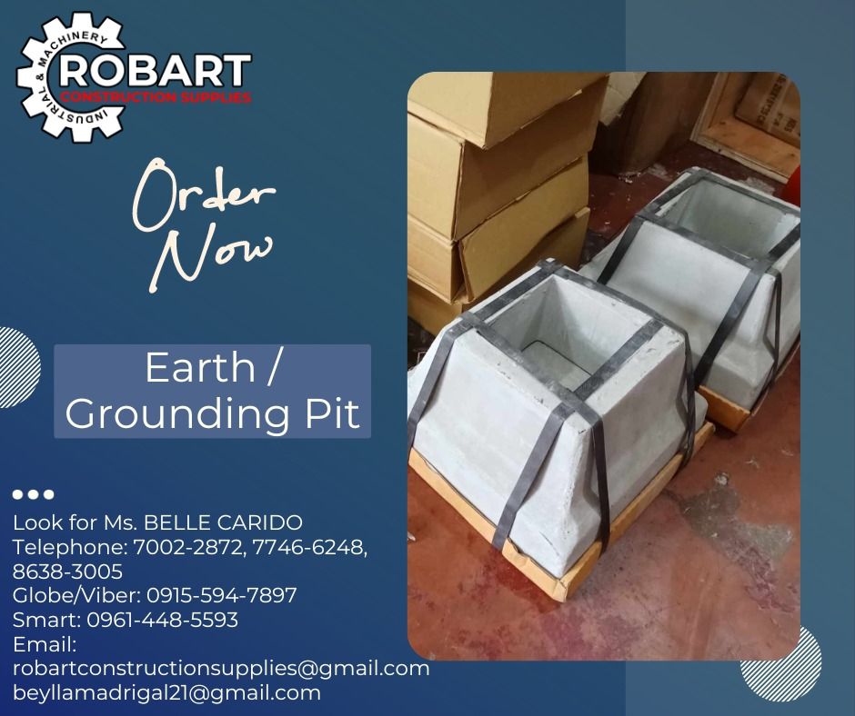 Earth / Grounding Pit, Commercial & Industrial, Construction Tools ...