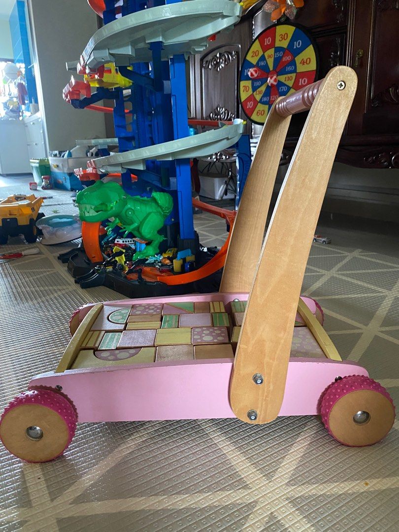 ELC Early Learning centre wooden trolley