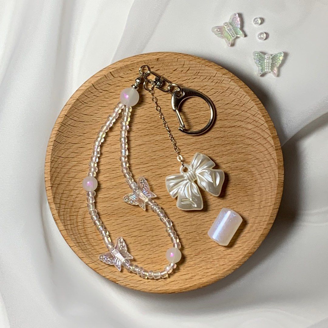 Elegant Keychain, Women's Fashion, Jewelry & Organisers, Charms on ...