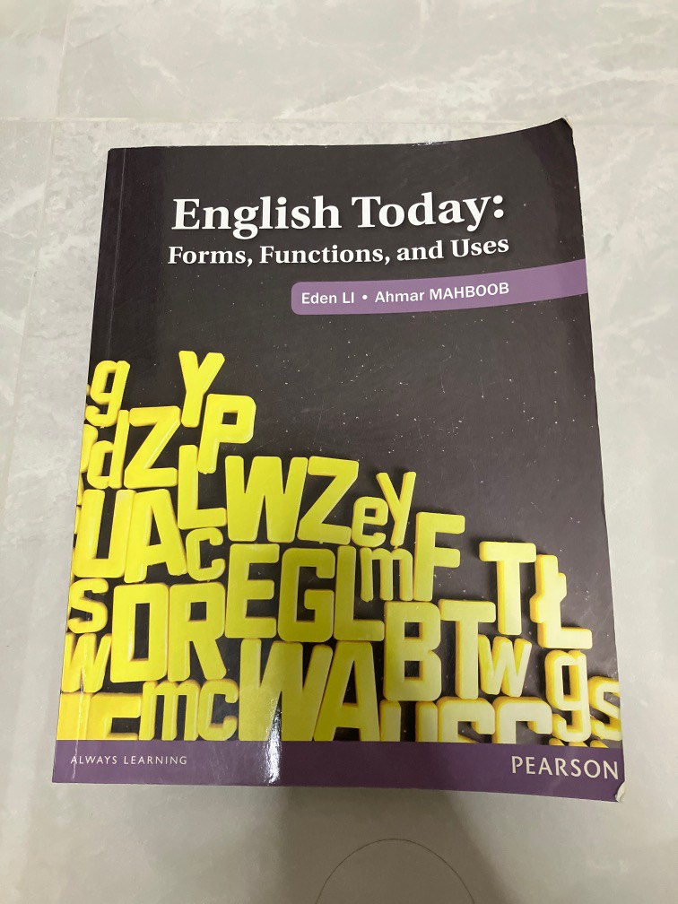 English today: Forms, Functions, and Uses, 興趣及遊戲, 書本 & 文具, 教科書 - Carousell