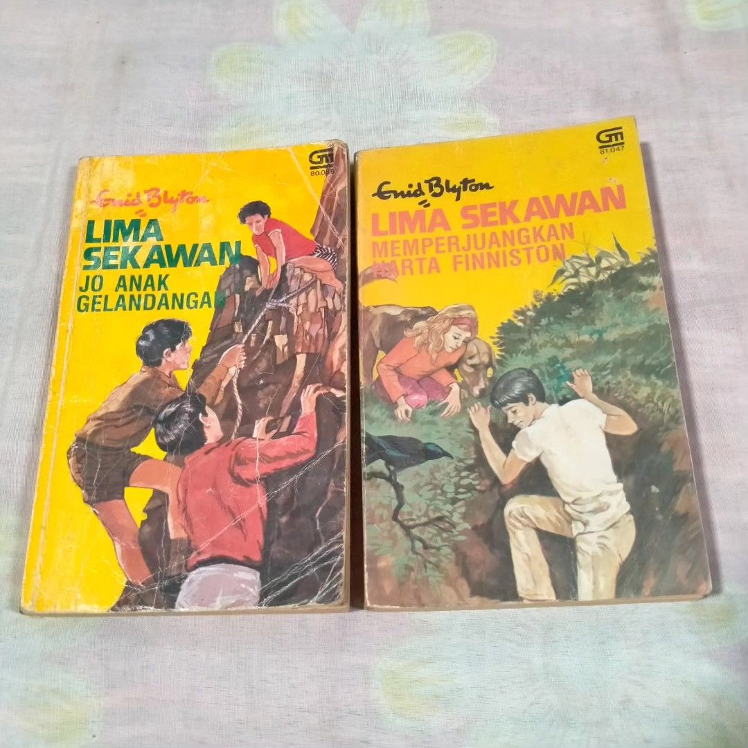 ENID BLYTON LIMA SEKAWAN JO ANAK GELANDANGAN,MENYELAMATKAN HARTA ...