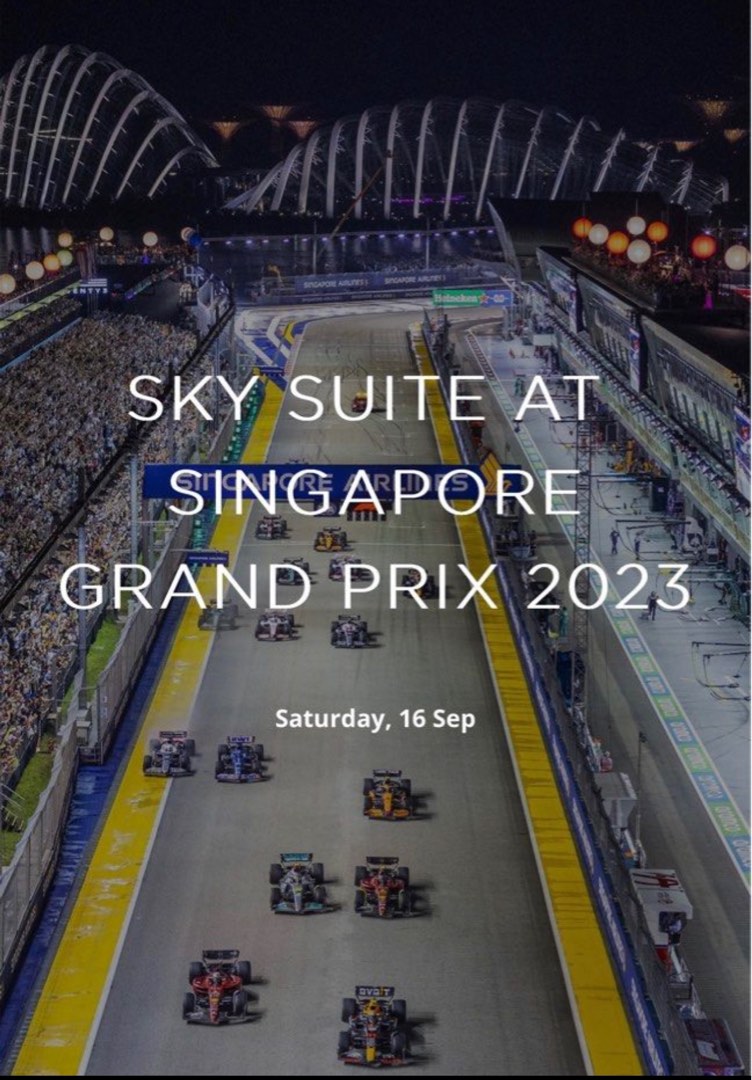 F1 2023 Sky Suite ticket - Sep 16 Sat, Tickets & Vouchers, Event ...