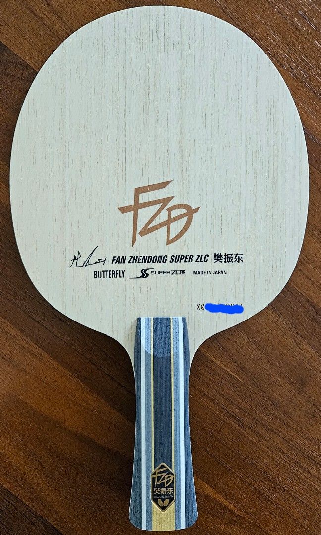 Fan Zhendong Super ZLC FL, Sports Equipment, Sports & Games, Racket & Ball Sports on Carousell