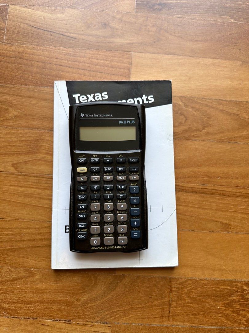 Financial Calculator TI BA2 Plus, Computers & Tech, Office & Business ...