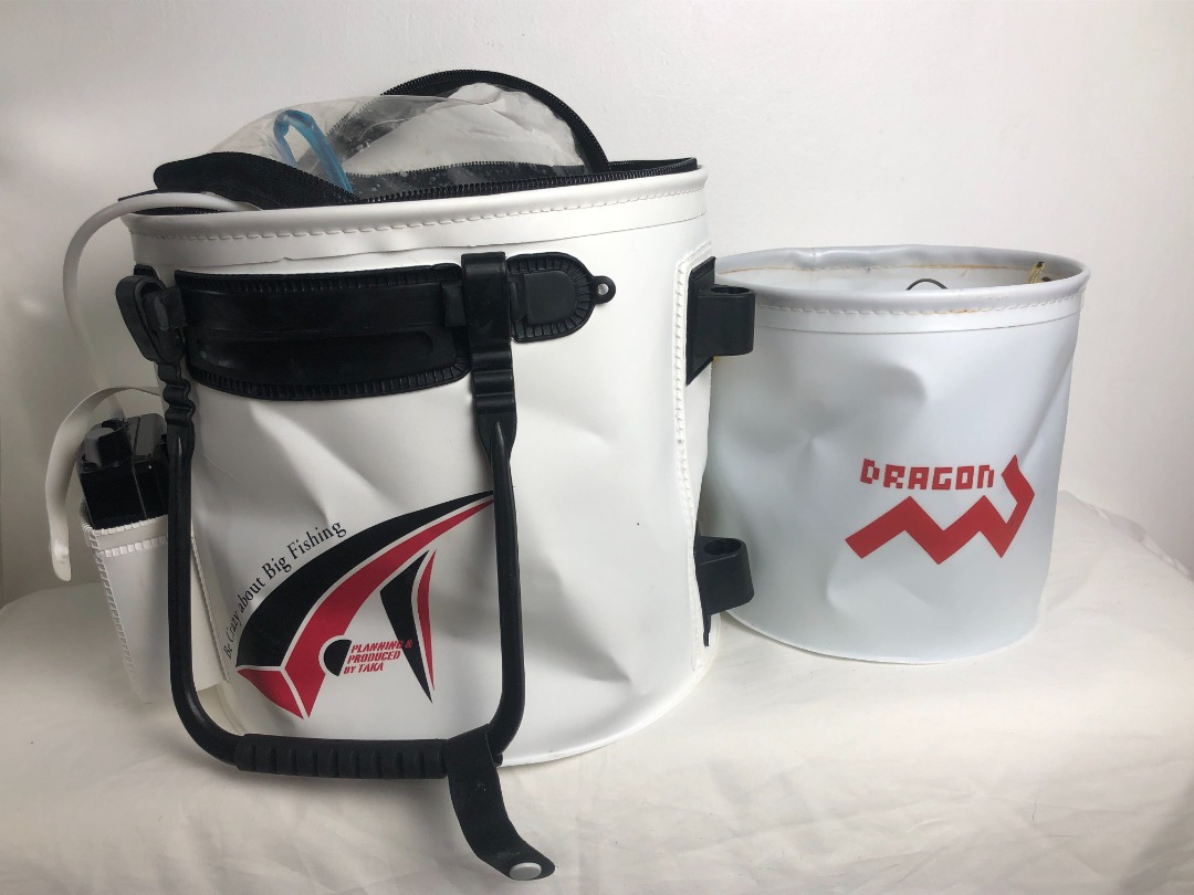 Fishing Bucket Set, Reels, Portable Aerator, Floats, Fishing Line ...