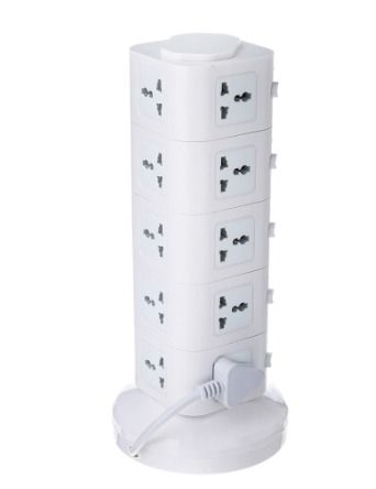 Five-layer vertical socket power strip multi-function tower socket USB ...