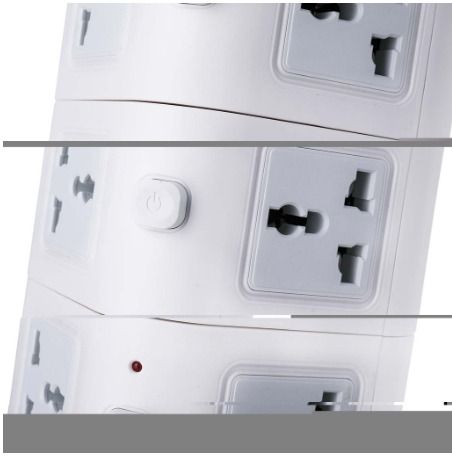 Five-layer vertical socket power strip multi-function tower socket USB ...