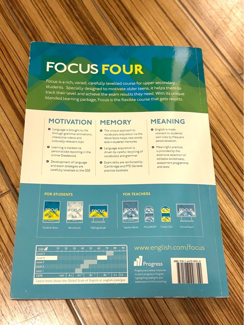 Focus Student's Book 4 (付 word store), 興趣及遊戲, 書本 & 文具, 教科書 - Carousell