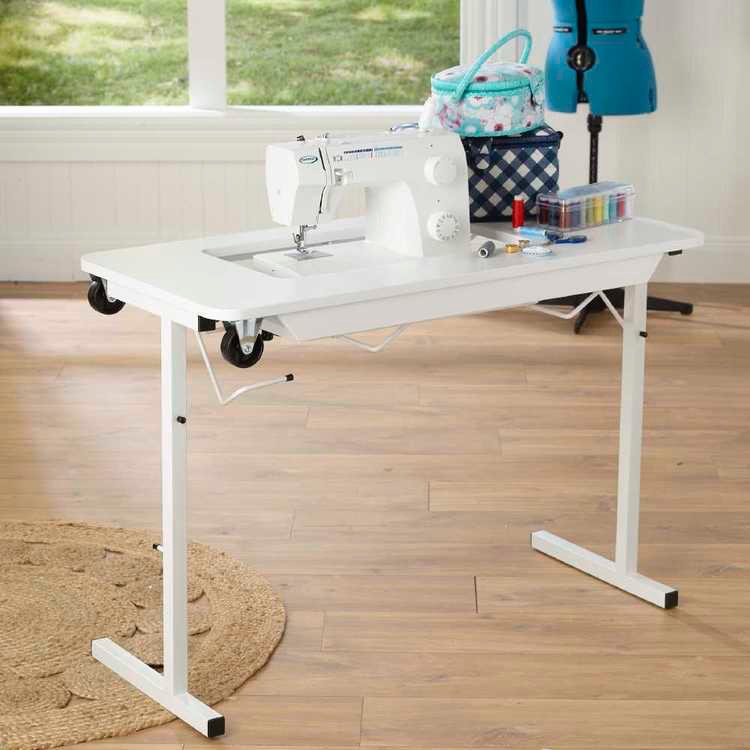 Folding sewing table, Furniture & Home Living, Furniture, Tables & Sets ...