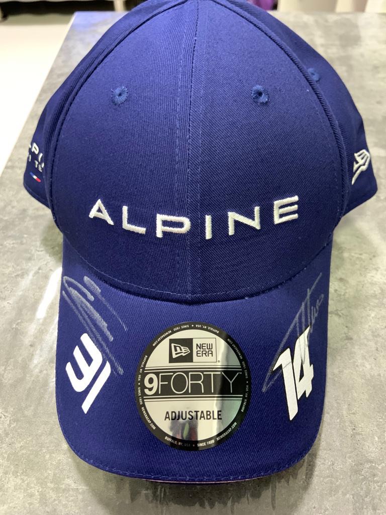 Formula 1 Aunthentic Fernando Alonso & Esteban Ocon Signed Alpine F1 ...