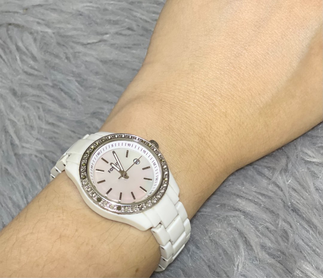 Fossil Ceramic watch, Women's Fashion, Watches & Accessories, Watches ...