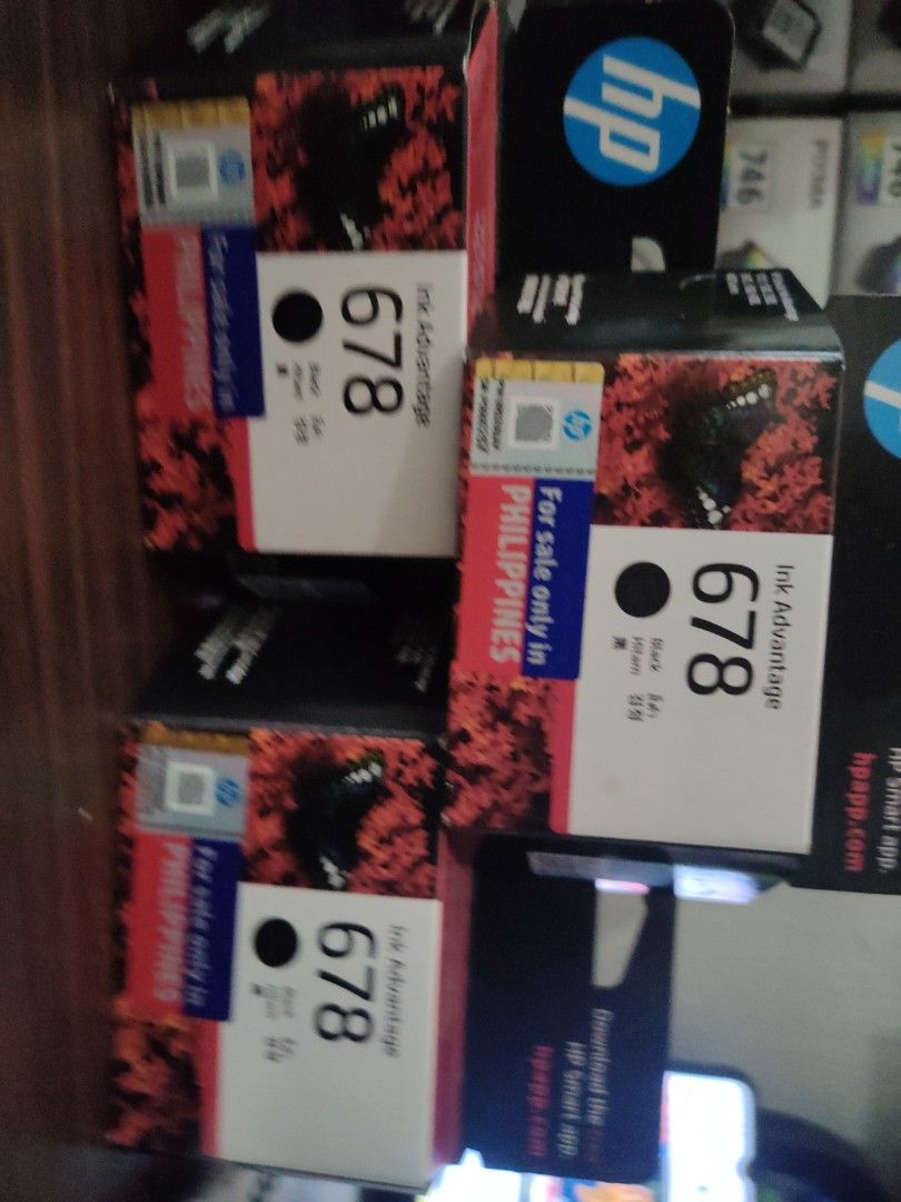 Genuine Hp Ink Cartridges 678 black color, Computers & Tech, Printers ...