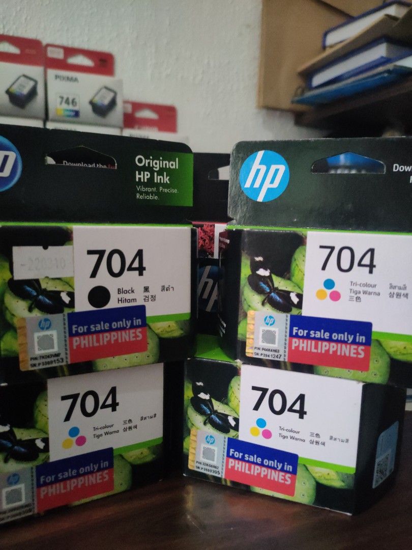 Genuine Hp Ink Cartridges 704 black color, Computers & Tech, Printers ...