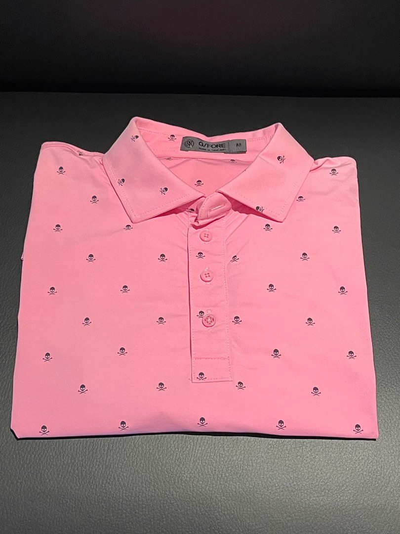 Gfore Golf polo Pink, Men's Fashion, Tops & Sets, Tshirts & Polo Shirts ...
