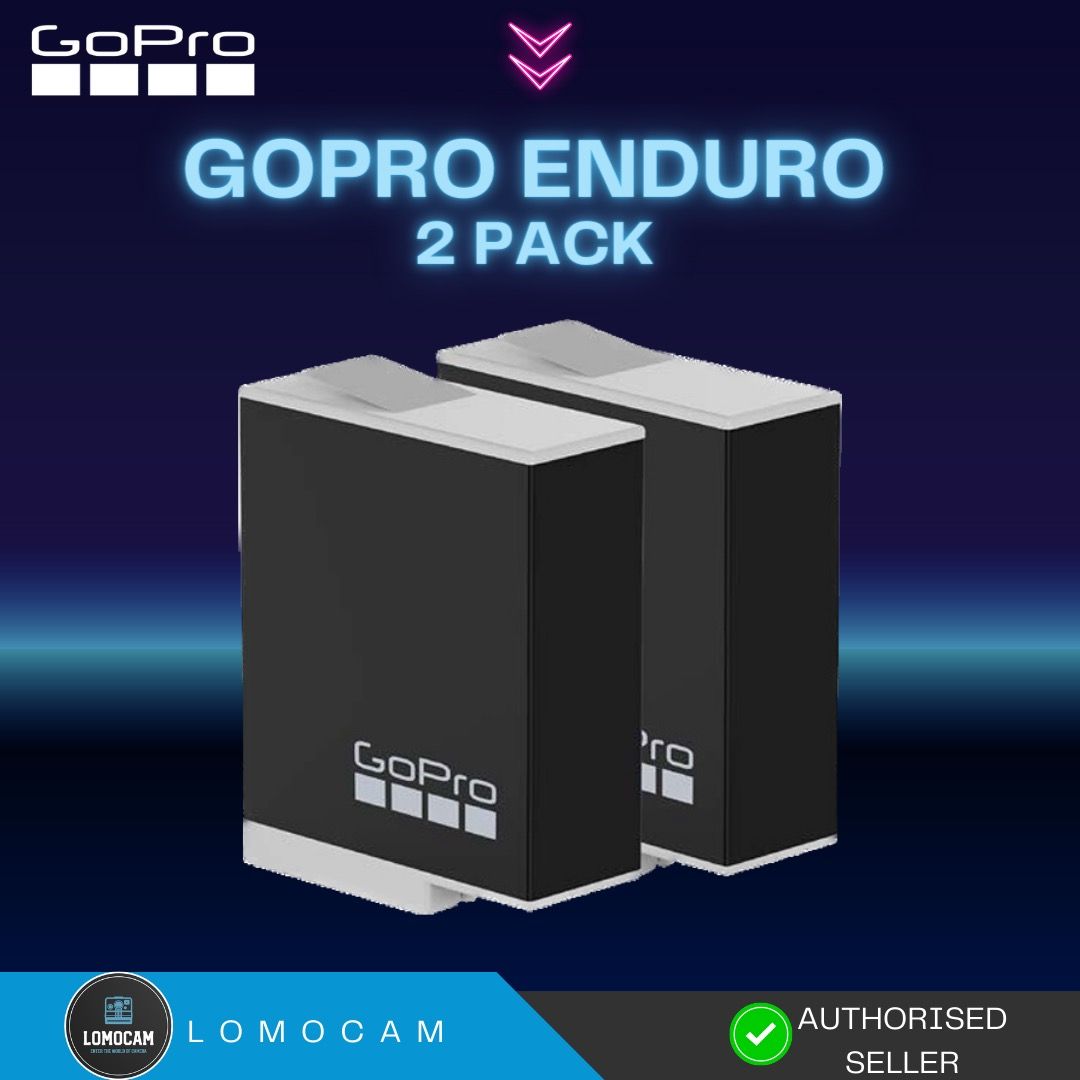 GoPro Enduro Rechargeable Li-Ion Batteries for HERO9/10/11 Black (2 ...