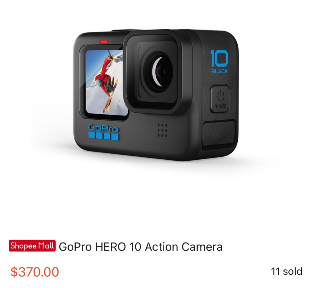 GoPro Hero 10 Brand New Action Camera, Photography, Cameras on Carousell