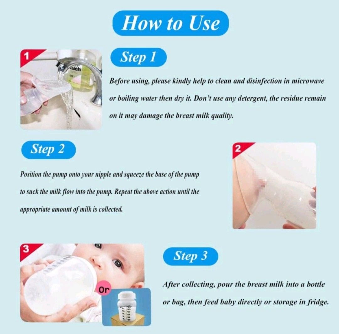Haaka Silicone Manual Breast Pump, Babies & Kids, Nursing & Feeding ...
