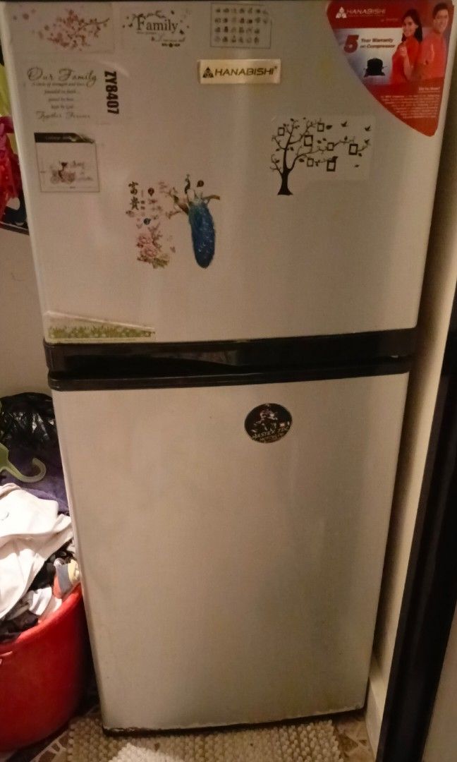 Hanabishi 2 door ref, TV & Home Appliances, Kitchen Appliances ...