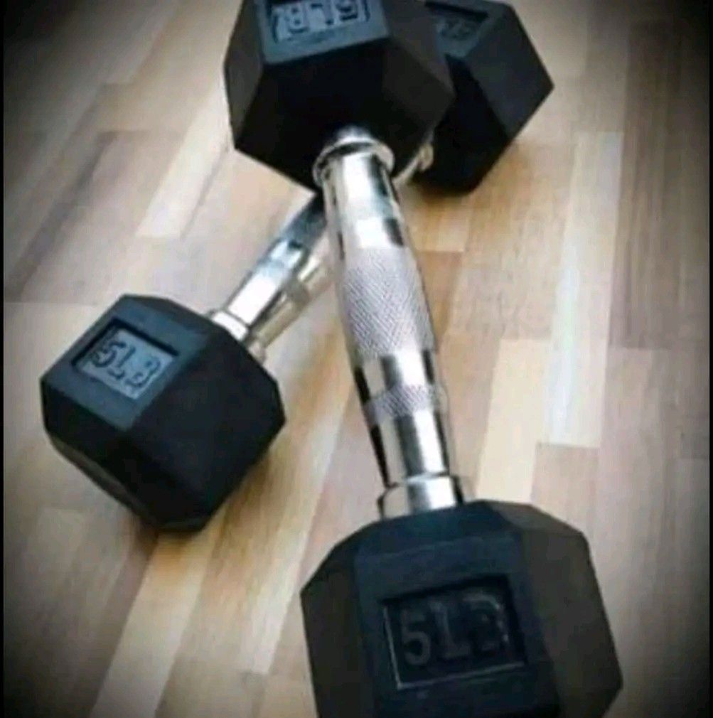 Hex Dumbbells Set 5 lbs - 50 lbs 27,000 Without Rack, Sports Equipment ...