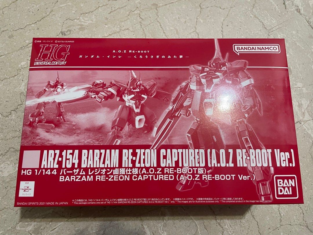 HG 1/144 Barzam Re-Zeon Captured, Hobbies & Toys, Toys & Games on Carousell