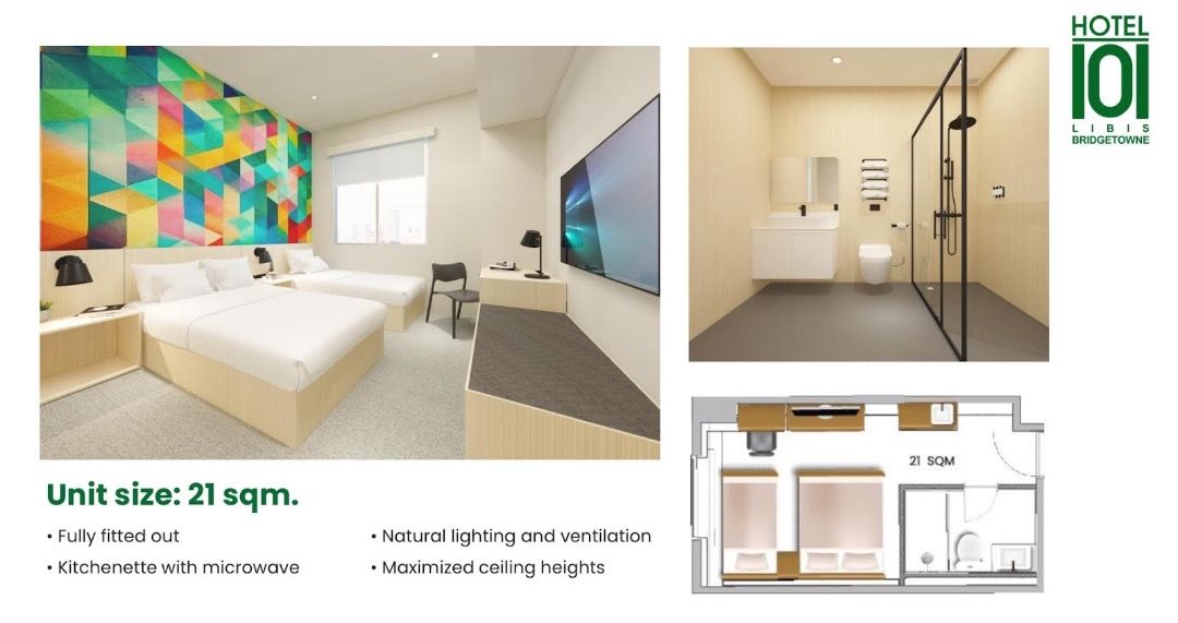Hotel101-Libis Bridgetowne Quezon City, Property, For Sale, Apartments ...
