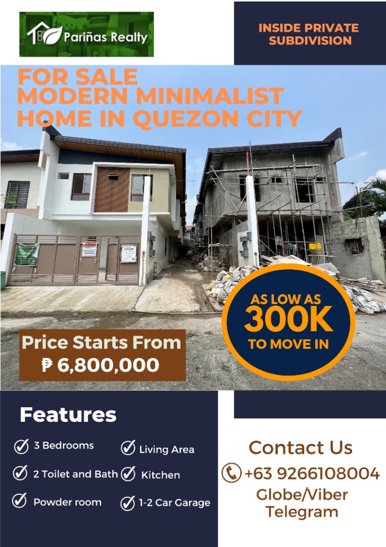 House and Lot For Sale in Quezon City inside Private Subdivision near ...